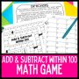 2 Digit Addition and Subtraction with Regrouping Game – 2nd Grade Math ...