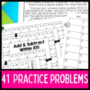 2 Digit Addition and Subtraction with Regrouping Game – 2nd Grade Math ...