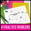 Decomposing Three Digit Numbers Game 2nd Grade Math Activity Center or ...