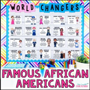 Black History Month Bulletin Board – Famous African American History ...