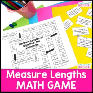 Measuring Objects in the Classroom Game – Measurement of Length in ...
