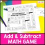 Adding & Subtracting 3 Digit Numbers with Regrouping Game 2nd Grade ...
