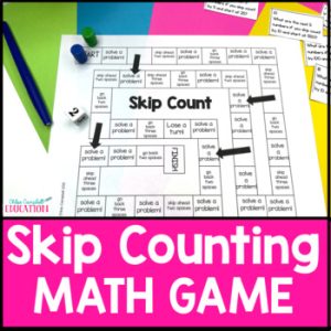 Skip Counting by 5 10 and 100 Multiplication Activity 2nd Grade Place ...