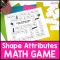 2D & 3D Shapes Faces Edges Vertices Game – 2nd Grade Shape Attributes ...