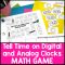 Telling Time on Digital and Analog Clock – Measurement Math Game