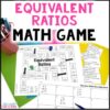 Equivalent Ratios - 6th Grade Math Review - Equivalent Ratio Activity ...