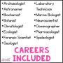 Science Careers Posters & Bulletin Board - What is a Scientist? Careers ...