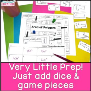 Area of Polygons Game - Area of Composite Figures Activity - Composite ...