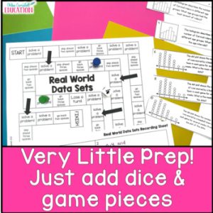 Data Analysis & Real World Data Activity 6th Grade Histogram Dot Plots ...