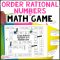 Ordering Rational Numbers on a Number Line Game - 6th Grade Math Spiral ...