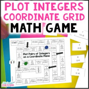 Graphing on a Coordinate Plane Game - Plotting Points - 6th Grade Math ...