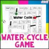 Water Cycle Review Game Vocab Practice – Evaporation Condensation ...