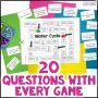 Water Cycle Review Game Vocab Practice – Evaporation Condensation ...