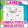 Conductors and Insulators Game – Heat Transfer – 5th Grade Science ...
