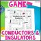 Conductors and Insulators Game – Heat Transfer – 5th Grade Science ...