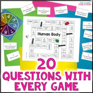Human Body and Organs Concepts Review Game – 5th Grade Science Station ...