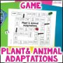 Plant & Animal Adaptations Task Cards Review Activity for 5th Grade ...