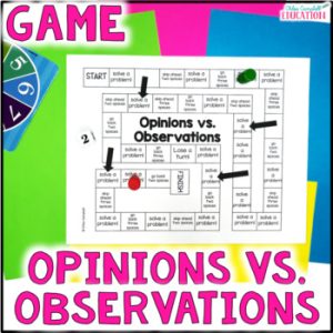 Observations vs Opinions Science Review Game – Making Scientific ...
