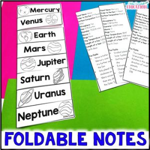 Inner and Outer Space Planets of the Solar System Lesson & Worksheet ...