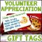 Volunteer Appreciation Gift Tags – Thank You Notes – Volunteer Thank ...