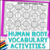Human Body Organ Systems Worksheets & Games Body Systems Maze Crossword ...