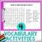 Rocks & Minerals Vocabulary Activities for 4th & 5th Grade Word Search ...