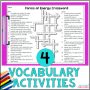Forms of Energy Maze Worksheet 5th Grade Science Vocabulary Activities ...