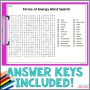 Forms of Energy Maze Worksheet 5th Grade Science Vocabulary Activities ...