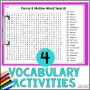 Force and Motion Activities – 5th Grade Science Vocabulary – Word ...