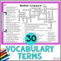 Weather & Climate Vocabulary Activities – Word Search Maze Crossword ...