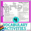Animals Vocabulary Maze & Activities 4th 5th Grade Animal ...