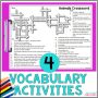 Animals Vocabulary Maze & Activities 4th 5th Grade Animal ...