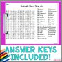 Animals Vocabulary Maze & Activities 4th 5th Grade Animal ...