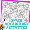 Solar System & Planets Vocabulary Games – Solar System Maze Crossword ...