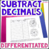 5th Grade Math Review – Differentiated Math Games – Bundle – Spin and ...