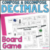 Decomposing and Composing Decimals Game Expanded and Standard Form Math ...