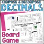Decomposing and Composing Decimals Game Expanded and Standard Form Math ...