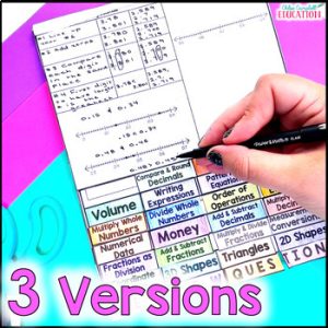 5th Grade Math Review Packet – 5th Grade Math Spiral Review Test Prep ...
