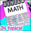 5th Grade Math Review Packet – 5th Grade Math Spiral Review Test Prep ...
