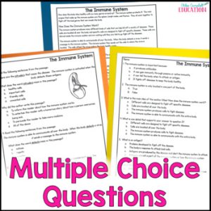 Immune System Informational Text Close Read – Reading Comprehension ...