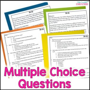 Birds Informational Text Nonfiction Close Read Sci Reading ...