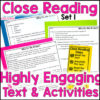 High Interest Close Reading Passages for 4th and 5th Grade ...