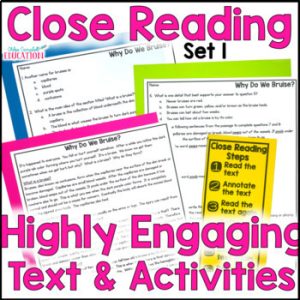 High Interest Close Reading Passages for 4th and 5th Grade ...