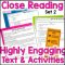 High Interest Close Reading Passages for 5th and 6th Grade ...
