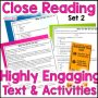 High Interest Close Reading Passages for 5th and 6th Grade ...