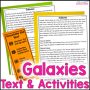 Types of Galaxies Informational Text & Questions Close Read Activity ...
