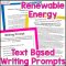 Paired Passages Informative Writing Prompt – Renewable Energy – 5th ...