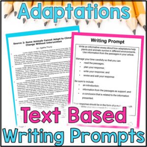 Paired Passages with Informational Writing Prompts 4th & 5th Grades ...