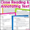 Atomic Theory Close Read Activity – Reading Comprehension Passage and ...