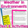 Weather in Environments Biomes Nonfiction Reading Comprehension Passage ...